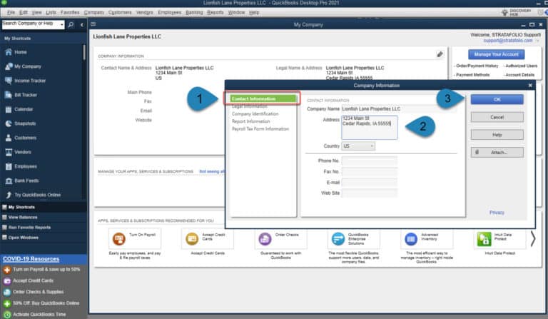 How to Add a New QuickBooks Desktop Integration to STRATAFOLIO