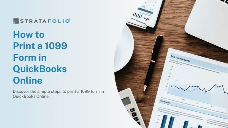 How to Print a 1099 Form in QuickBooks Online | STRATAFOLIO