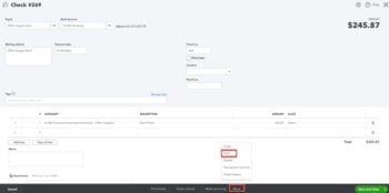 How to Void a Check in QuickBooks Online