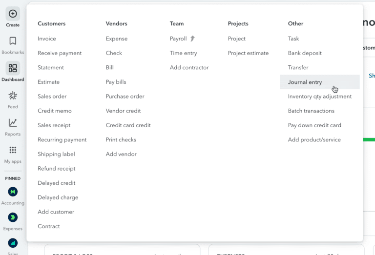 How to Create and Edit Journal Entries in QuickBooks Online